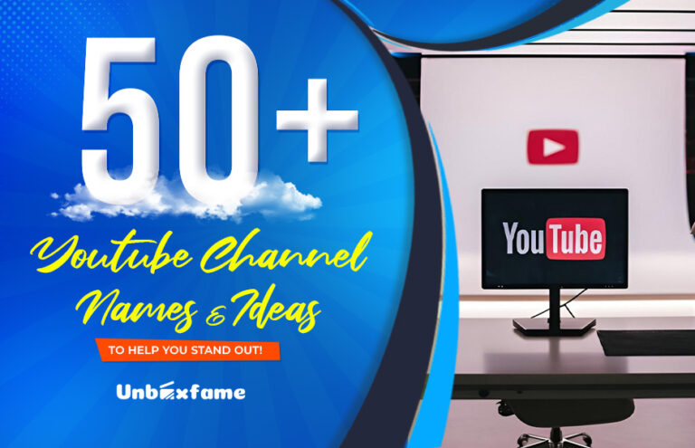 50+ Unique YouTube Channel Name Ideas to Stand Out