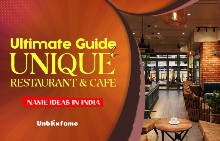 Ultimate Guide to Choosing Perfect Cafe Name ideas in India