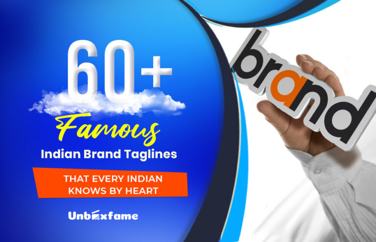 60+ Famous Indian Brand Taglines & Slogans List