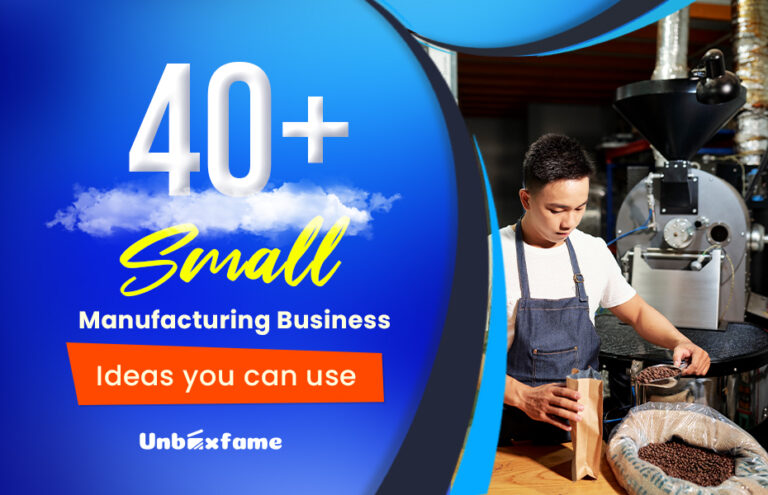 40+ Small manufacturing business ideas you can use