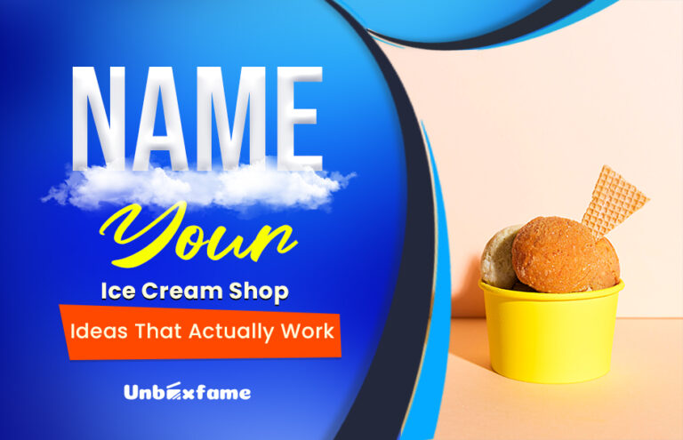 Catchy & Unique Ice Cream Shop Name Ideas to Inspire