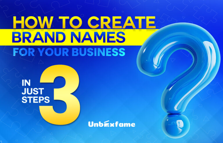 How to Create a Brand Name for Your Business in Just 3 Steps