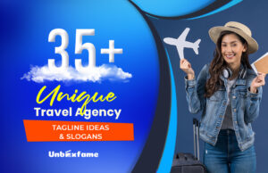 35+ Unique Slogan for Travel Agency Tagline Ideas