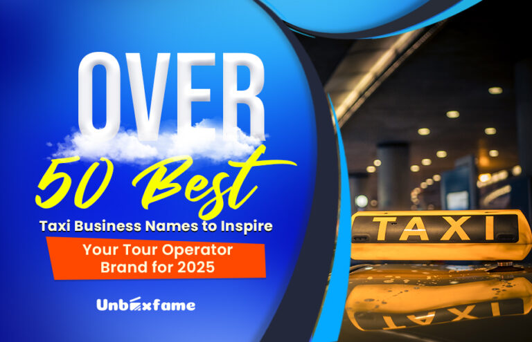 50+ Catchy Taxi Company Name Ideas