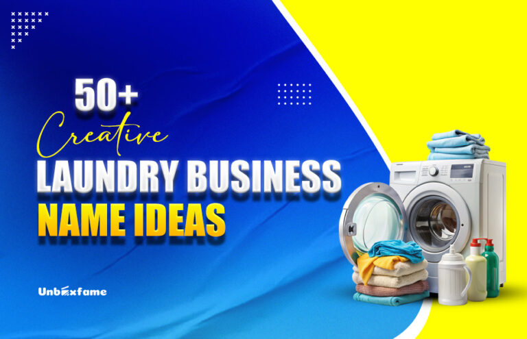 Catchy Laundry Business Name Ideas 2025