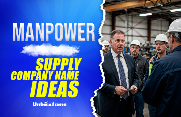 Manpower Supply Company Name Ideas & Branding Tips