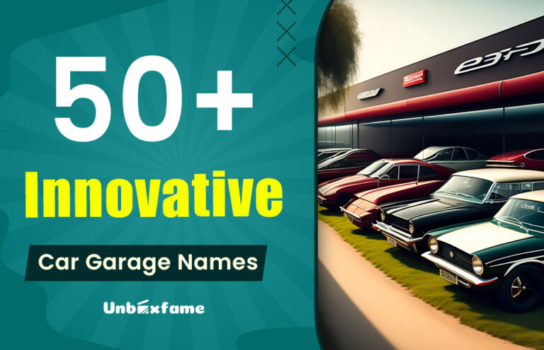 50+ Innovative Car Garage Names - Unboxfame