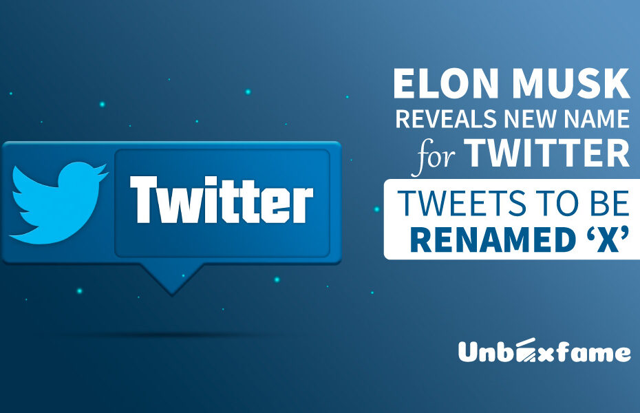 Elon Musk Reveals New Name For Twitter; Tweets To Be Renam...